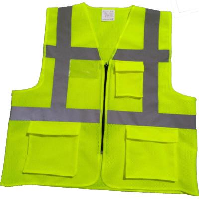 China Pavement Sale Vis Reflective Safety Vest With Whole Pockets hi for sale