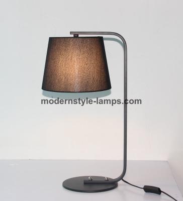 China LED Fabric Lampshade Modern Metal Lamps Elegant Appearance Natural Color for sale