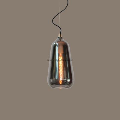 China D20*36.5cm Contemporary Glass Chandelier , Glass Hanging Lights For Dining Room for sale