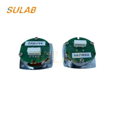 China A4J16002 Hyundai ascensor pulsar el botón de las piezas del ascensor Rojo claro Blanco en venta