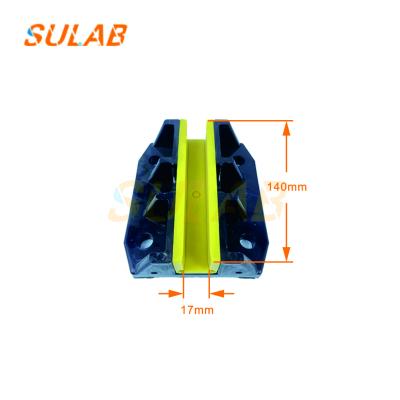 China Elevator Counterweight guide shoe 17 mm  Elevator Spare Parts for sale