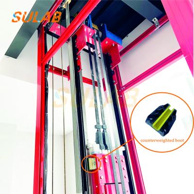 China Elevator Counterweight guide shoe 17 mm  Elevator Spare Parts for sale
