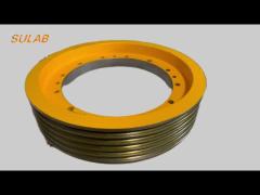 Elevator Motor Gearless Traction Motor Lift Motor Suitable For Machine Roomless Elevator Traction Sh