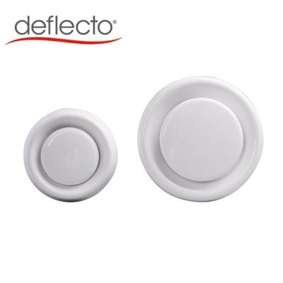 China Plastic Adjustable Air Release Diffuser ABS 4'' Ceiling Air Outlet Easy Install Valve for sale