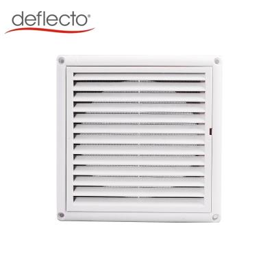China Ventilation Plastic Cover Air Vent Louver Cover With Mesh for sale