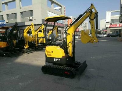 China Shanbo Mini Tractor Loader Small Backhoe Crawler Excavator for Farm Garden Efficiency for sale