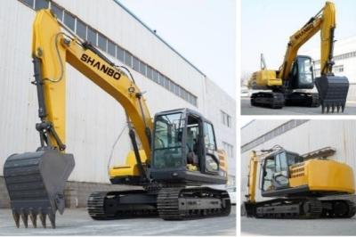 China Shanbo Mini Tractor Loader Small Backhoe Crawler Excavator for Farm Garden Efficiency for sale