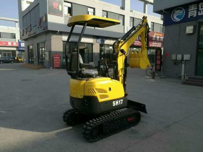 China Shanbo Mini Tractor Loader Small Backhoe Crawler Excavator for Farm Garden Efficiency for sale