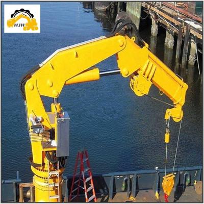 Chine Angle d'amplitude maximal de 80° de la grue de pont de chargement pour équipement maritime et offshore à vendre