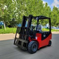 Quality 4.5ton 5ton 6ton 7ton ODM Electric Forklift Clamp Forklift CPD50-50 CPD50-30 with OHTHRT for sale