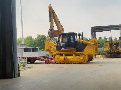 Cina Mini bulldozer a ruote idrostatiche per la costruzione con verricello di taglio e capacità di dozzatura in vendita