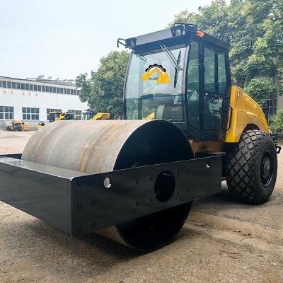 China Shanbo 10 ton single steel drum vibration roller 8T Hydraulic rear wheel drive hydraulic vibration for sale