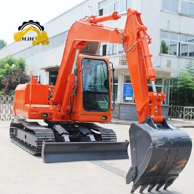 China Maximum Digging Depth 4660mm 8 Ton Chinese Rubber Tracks Excavator With Yanmar Engine for sale