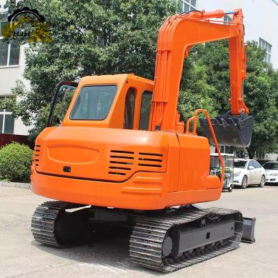 China Maximum Digging Depth 4660mm 8 Ton Chinese Rubber Tracks Excavator With Yanmar Engine for sale