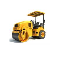China Mini Diesel Compactor Machine 35KN Exciting Force Vibratory Road Roller Smooth Drum 6000kg for sale