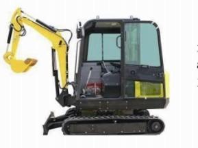 Cina Momento di carico elevato Mini escavatore da 3 tonnellate R340 con iniezione in acciaio resistente alla ruggine in vendita