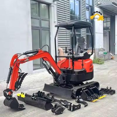 China Originele hydraulische cilinder 3,5 ton mini graafmachine met duim voor de boerderij Te koop