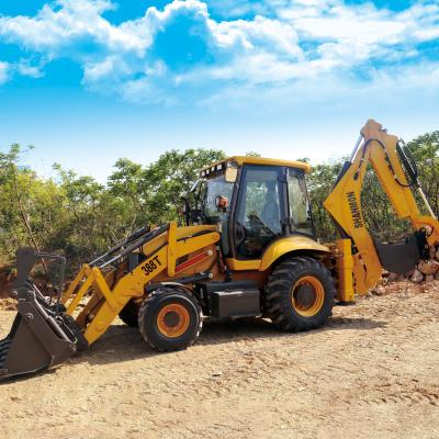 Cina Piccolo caricatore EPA Motor Wheel Loader Mini Excavator Backhoe Loader 4X4 Backhoe Loader in vendita