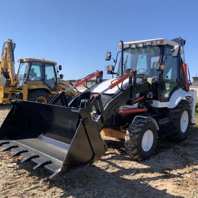 Cina Piccolo caricatore EPA Motor Wheel Loader Mini Excavator Backhoe Loader 4X4 Backhoe Loader in vendita