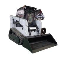 China Replaceable EPA Engine Skid Steer Loader 1 Ton Capacity 75HP Long Lifetime for sale