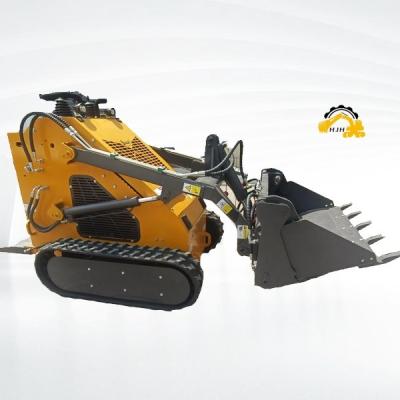 China 4-wheel-driving Small 0.45ton 0.2ton Skid Loader EPA mini Track Skid Front Loader for sale