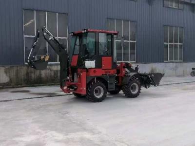 Cina EPA Backhoe Loader con materiali ad alta resistenza e raffreddamento ad aria 7 tonnellate trattore compatto in vendita