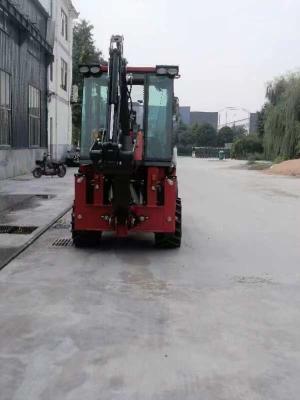 Cina EPA Backhoe Loader con materiali ad alta resistenza e raffreddamento ad aria 7 tonnellate trattore compatto in vendita