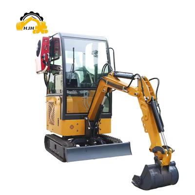 China Crawler Digger Gratis verzending Mini graafmachine met cabine 1 ton 2 ton JF Hydraulische pomp Te koop