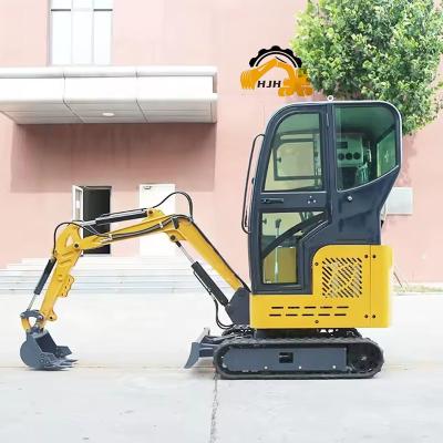 China Crawler Digger Gratis verzending Mini graafmachine met cabine 1 ton 2 ton JF Hydraulische pomp Te koop