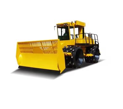Cina Compattatore di discarica a 4 ruote da 23 tonnellate SR283 Rubbish Roller per la compattazione su larga scala dei rifiuti in vendita