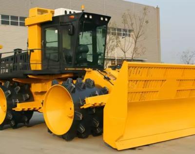 Cina Compattatore di discarica a 4 ruote da 23 tonnellate SR283 Rubbish Roller per la compattazione su larga scala dei rifiuti in vendita
