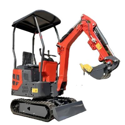 China Excavadora vermelha original de 1,4 tonelada, escavadora hidráulica, velocidade nominal de 2,2 a 4,3 km/h à venda