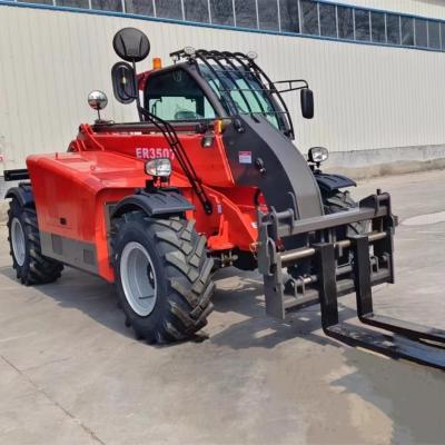China 3000 kg Front Bucket 13m Telehandler Loader 3ton 10ton Telescopic Forklift Boom Loader for sale