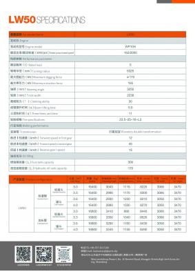 中国 ミニローダー 5トン LW30 LW40 LW50 LW60 柔軟で多機能の車輪ローダー 販売のため