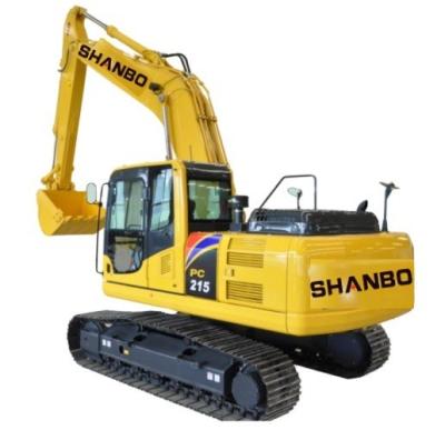 中国 大型水力クローラー掘削機 SH215 6620mm 最大掘削深さ 21.3 トン 販売のため