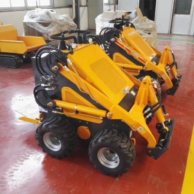 China JC40 JC45 Wheel Skid Loader with Liyuan Hydraulic Valve and Multifunction Attachments for sale
