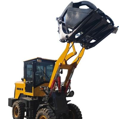 China 2ton One Piece Frame Wheel Loader with CE/Euro 5 Engine Multiple Attachments in Yellow for sale