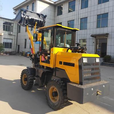 China 2ton One Piece Frame Wheel Loader with CE/Euro 5 Engine Multiple Attachments in Yellow for sale