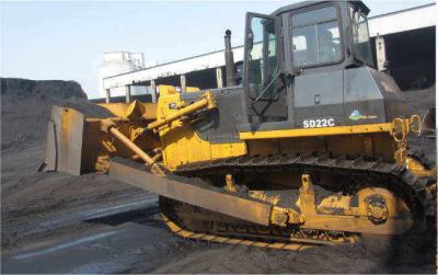 Cina 220hp Dozer a rotaia a risparmio energetico per negozi di materiali da costruzione Shantui SD22C Spinta carbone in vendita