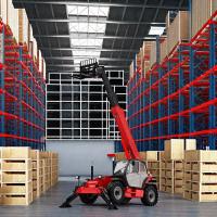 China 4 Ton Telehandler with Rotating Forks Loader Perkins Engine 4010mm Lifting Height for sale