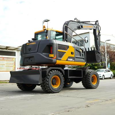 Cina Escavatori a ruote mobili con gambe di supporto XN85 XN90 PW85 PW90 PW150 8.5Ton 9Ton in vendita
