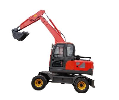 China Max.graafradius van 6590MM Komamax hydraulische wiellagger voor het graven van loopgraven Te koop