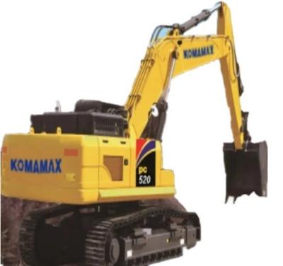 China Zware en duurzame hydraulische graafmachine PC520-9 Maximale graafdiepte 7344MM door KOMAMAX Te koop