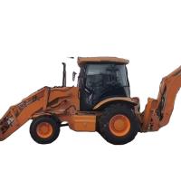 China Hydrostatic Transmission 388H Backhoe Loader 100hp Engine Front Loader for sale