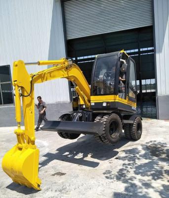 China Mini Digger 3.5ton Micro Bigger CE/EPA Moving Type Crawler Excavator High Load Moment for sale