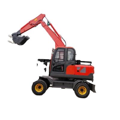 中国 3.5トンのミニホイール式掘削機 EPA認証と4650mmの掘削高度 販売のため