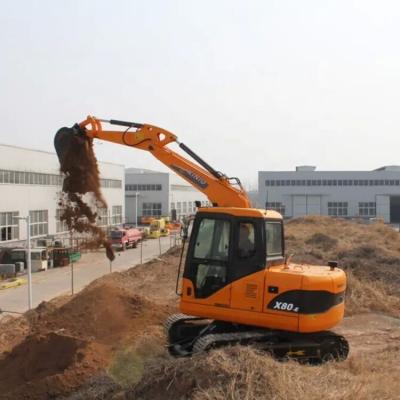 China Middle Size Excavator 21 Ton 0.93 Cbm Crawler Machine with Working Weight 76500kg for sale
