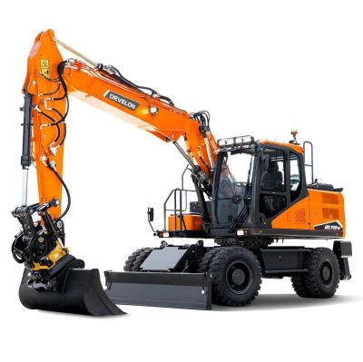 China Closed Cabin 1.8 Ton Crawler Excavator with 8-20km/h Rated Speed and Backhoe Bucket for sale