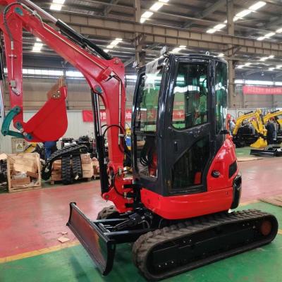China Small Size Wheel Micro Digger Bagger Mini Electric Performance Hydraulic Crawler Excavator Machine for sale