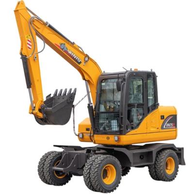 China 6300 kg Building Material Shops 46.3 Kw Earth Moving Machinery Bucket Wheel Excavator for sale